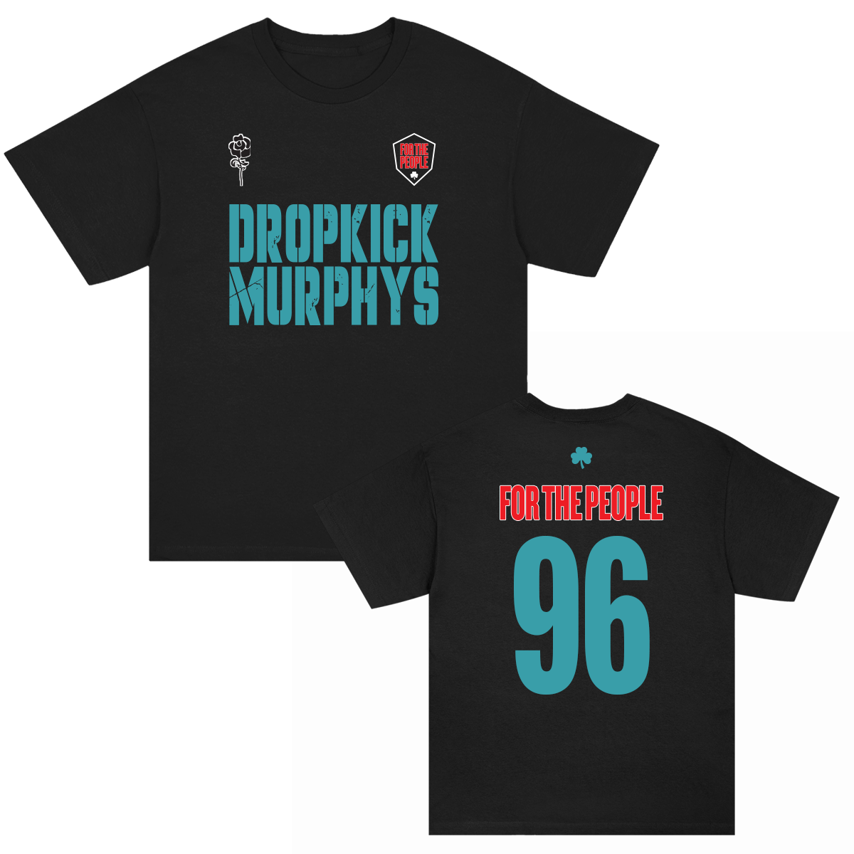 For The People Soccer Jersey T-Shirt (Black) – Dropkick Murphys